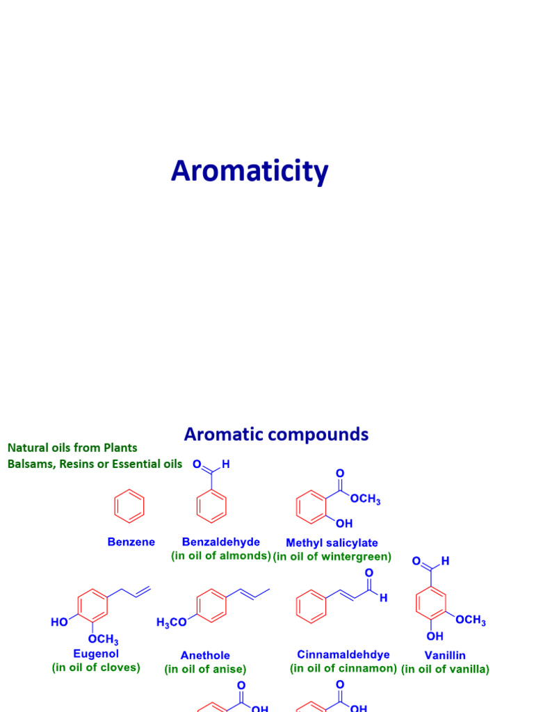 Ch103 Oc Complete Slides | PDF | Aromaticity | Molecular Orbital