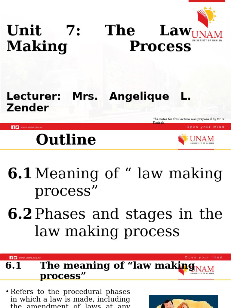 Understanding the Law Making Process | PDF | Bill (Law) | Committee