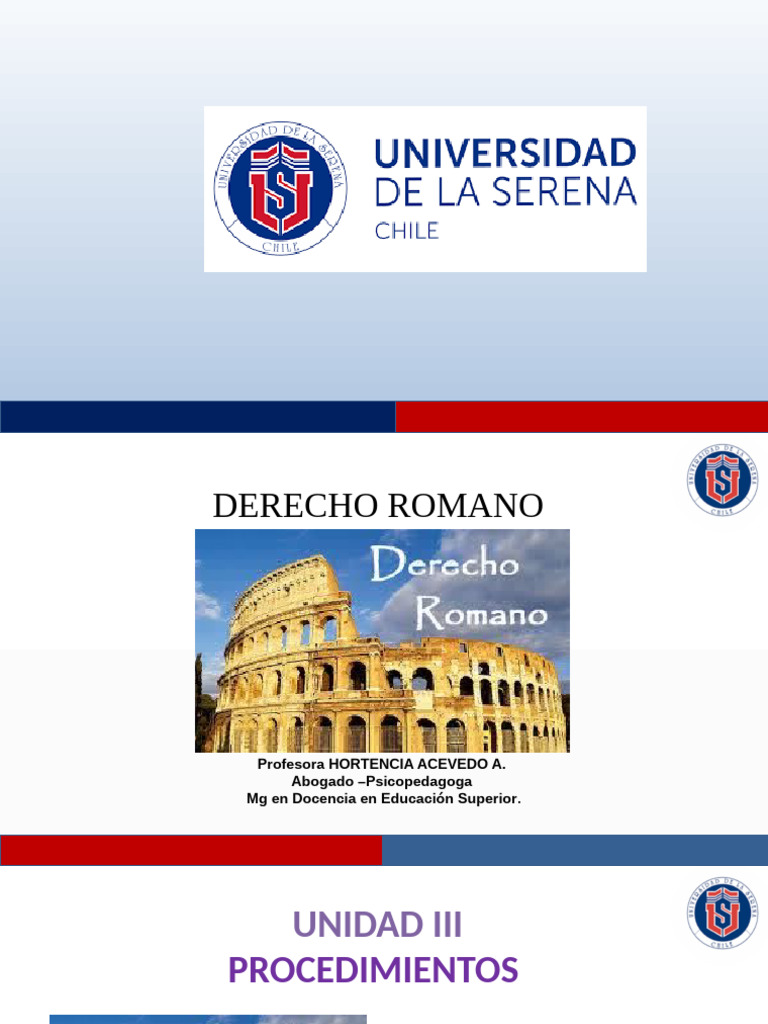 Romano Iii Unidad PT1 | PDF | Ley procesal | Justicia