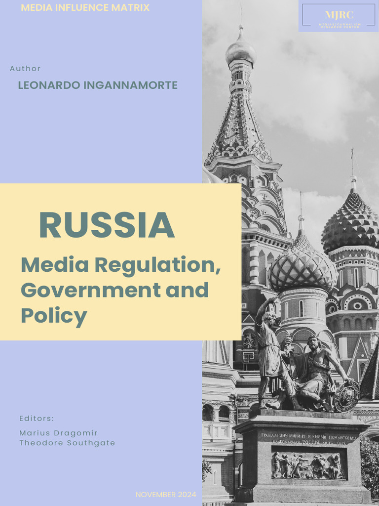 Russia: Media Regulation, Government and Policy | PDF | Russia | World ...
