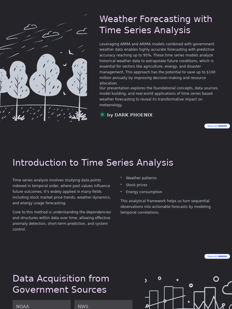 Weather Forecasting With Time Series Analysis | PDF | Autoregressive Integrated Moving Average ...