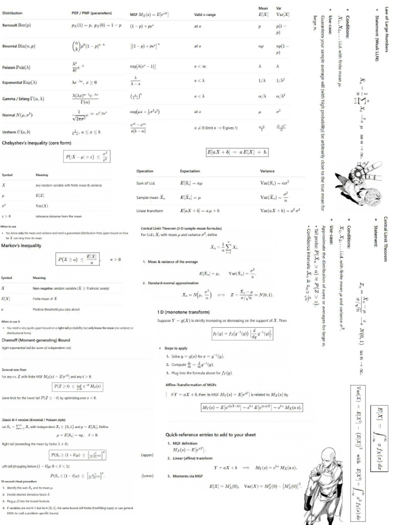 303 Exam 3 Cheat Sheet | PDF