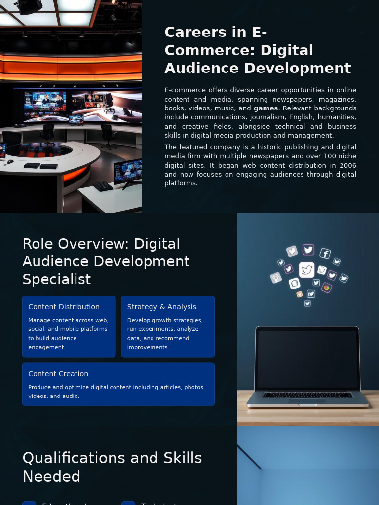 E-Commerce Careers: Digital Audience Development | PDF | Social Media ...