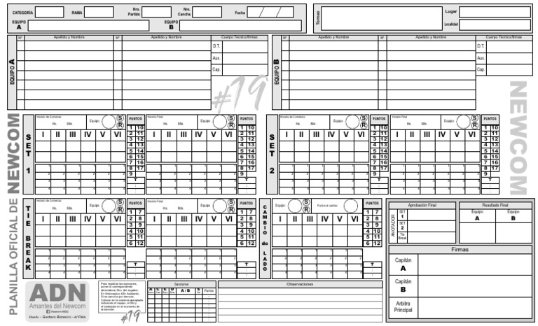 Planilla X 3 Set | PDF