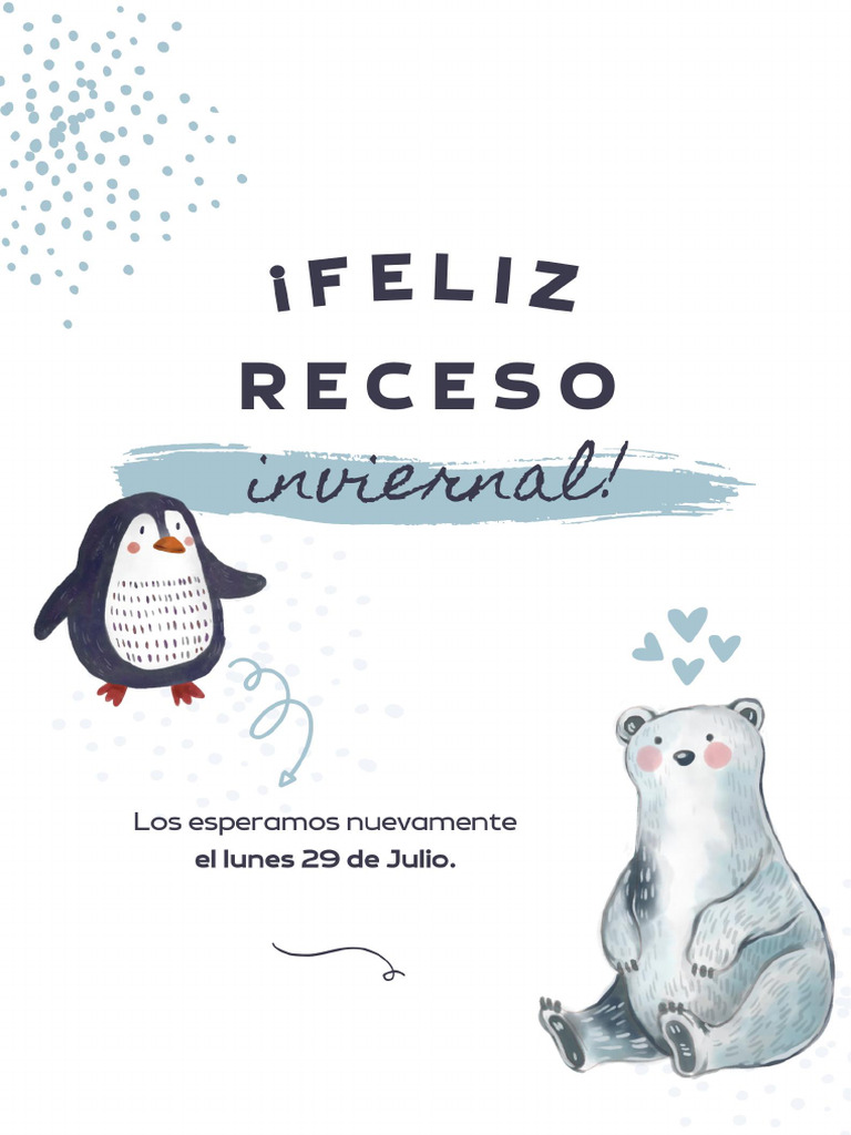 Receso Invernal Sexto | PDF