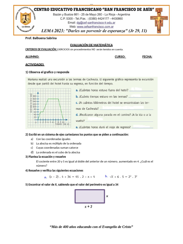 Examen de Matema 2 | PDF