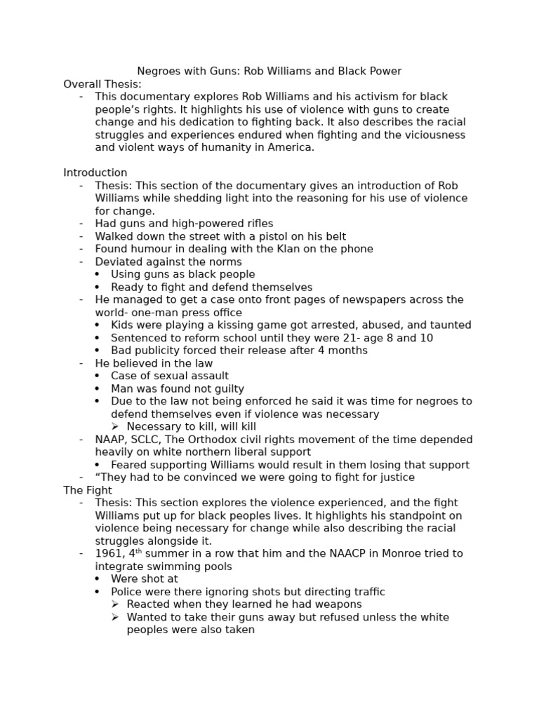 Week 12 Reading Notes | PDF | Ku Klux Klan | Violence