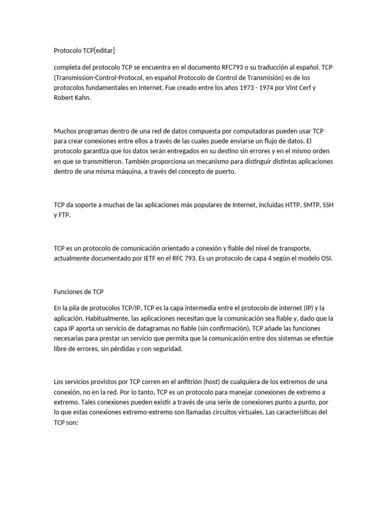 Protocolo TCP-udp | PDF | Protocolo de Control de Transmisión | Estándares de telecomunicaciones