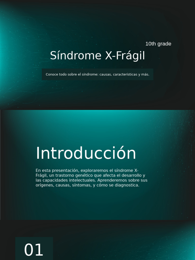 Síndrome X Frágil | PDF | Enfermedades y trastornos | Enfermedades y ...
