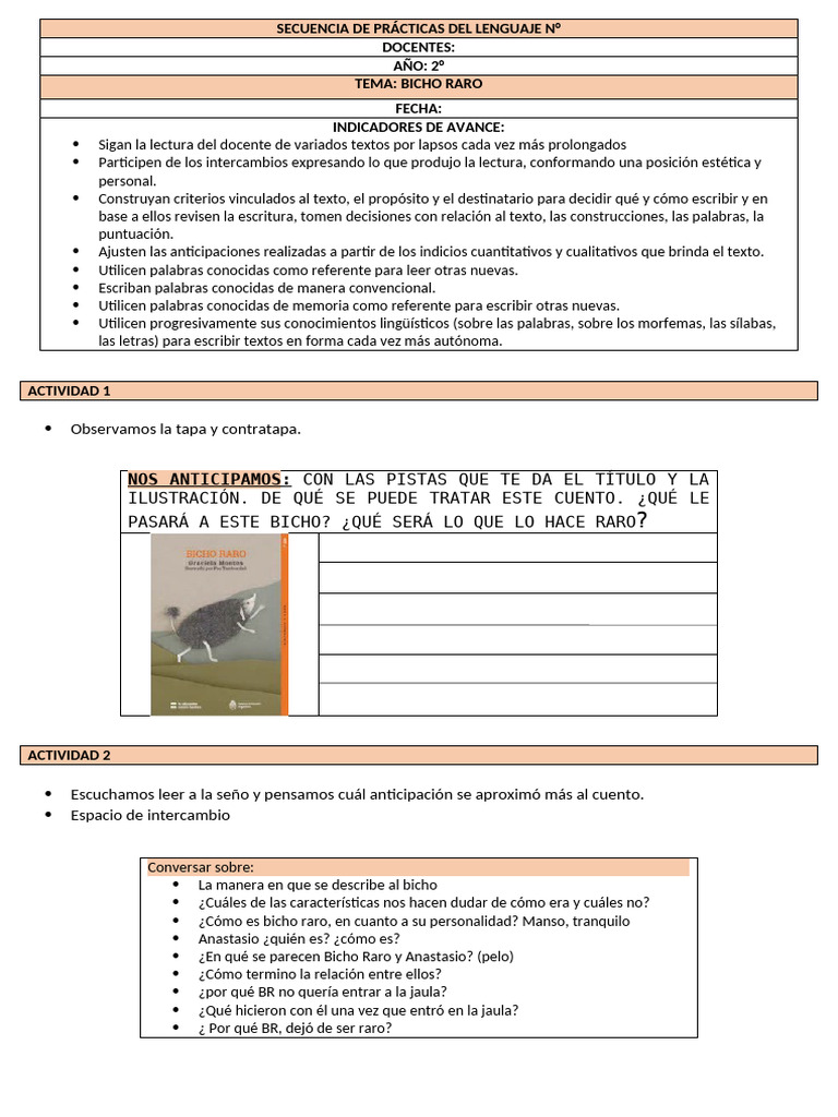 2 Bicho Raro | PDF | Comunicación | Comunicación escrita