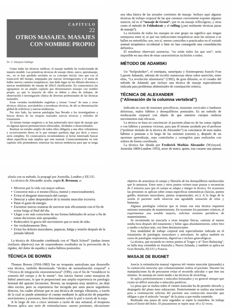 Otros Masajes | PDF