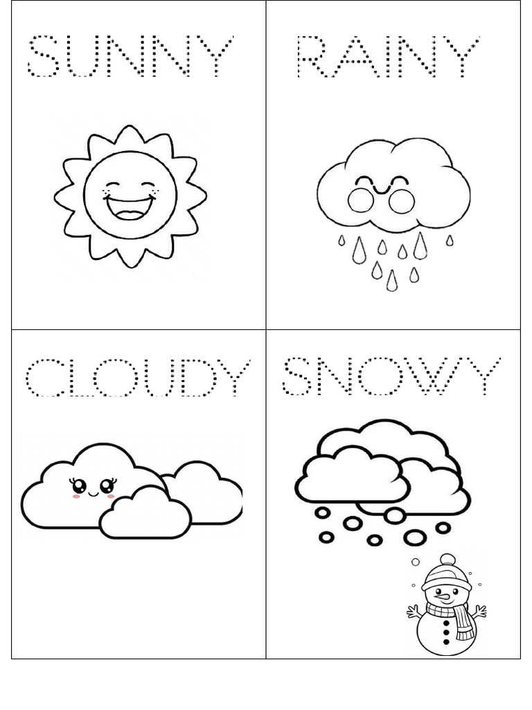 Weather To Color | PDF