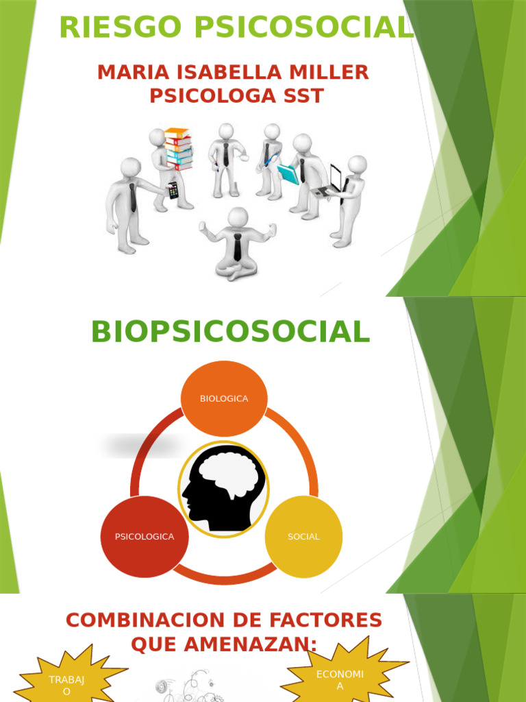 Capacitación Riesgo Psicosocial | PDF | Burnout ocupacional | Conceptos psicologicos