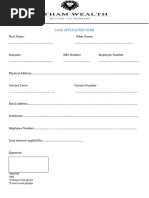 Bonno Loan Application Form (INDIVIDUAL) - New | PDF | Banks | Balance ...
