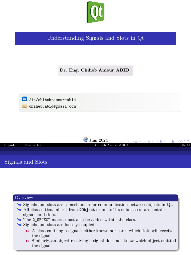 Understanding Signals and Slots in QT | PDF | Control Flow | Object ...