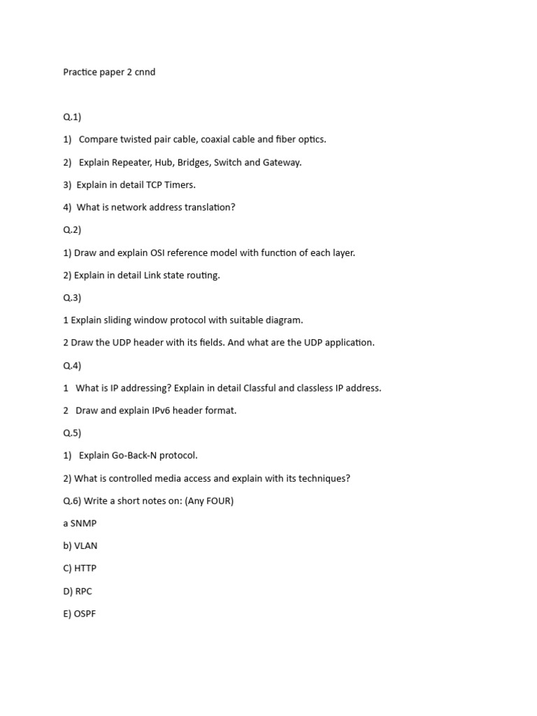 Practice Paper 2 CNND | PDF