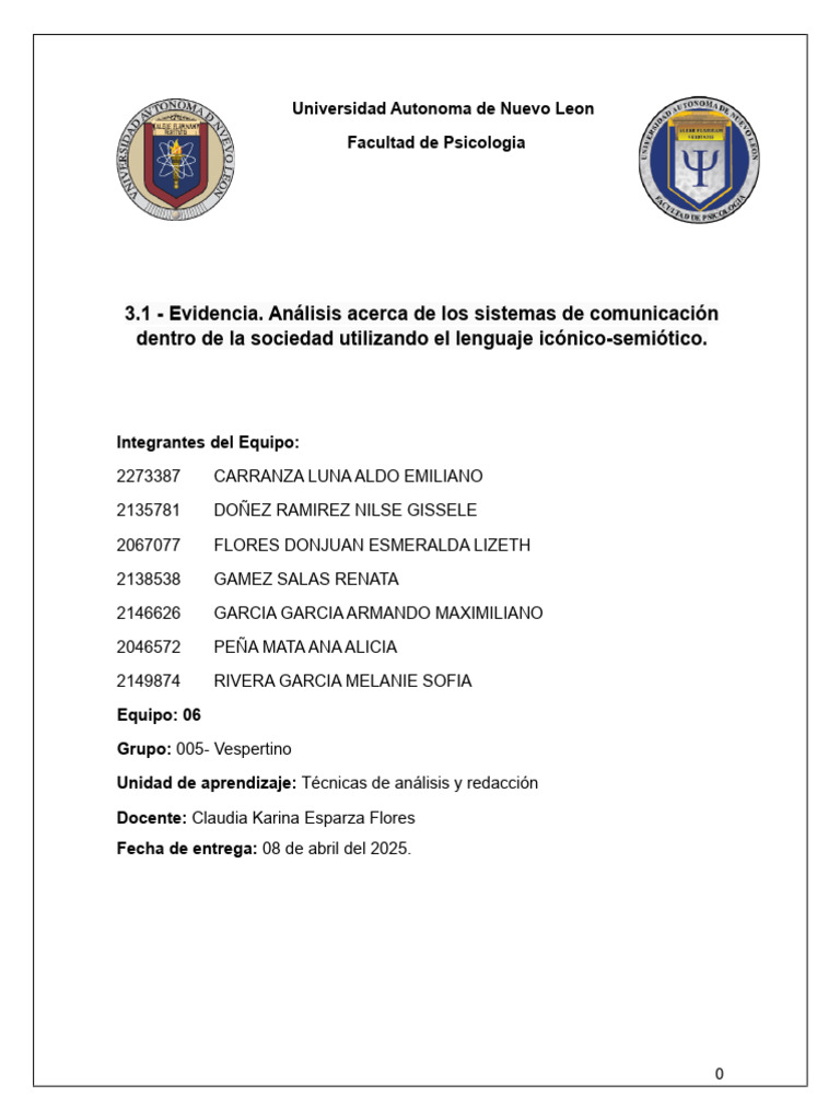 Ev3 Eq Tdayd | PDF | Comunicación | Semiótica