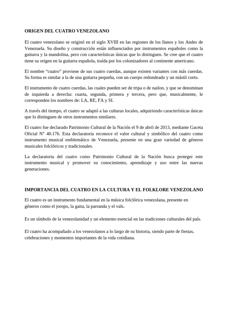 Origen 4 Trab 3 | PDF | Musicología