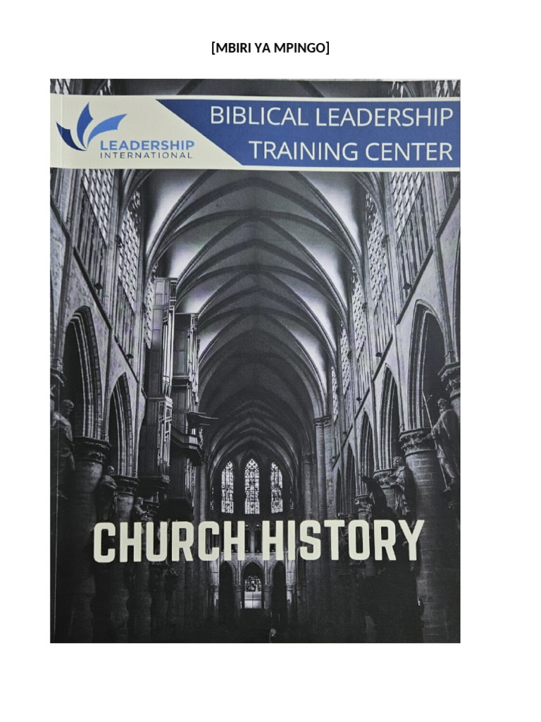 Church History (p73) | PDF