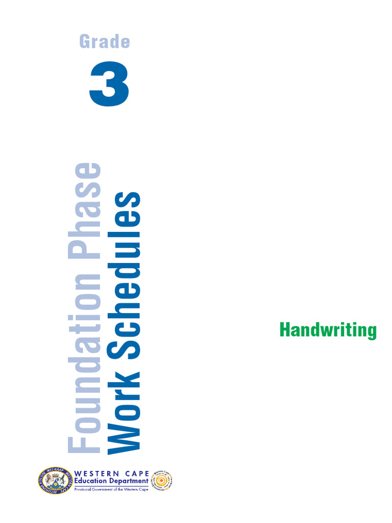 Handwriting GR 3-WS | PDF | Literacy | Learning