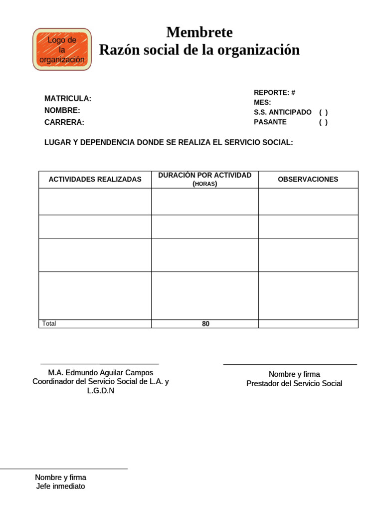 Reporte Mensual | PDF