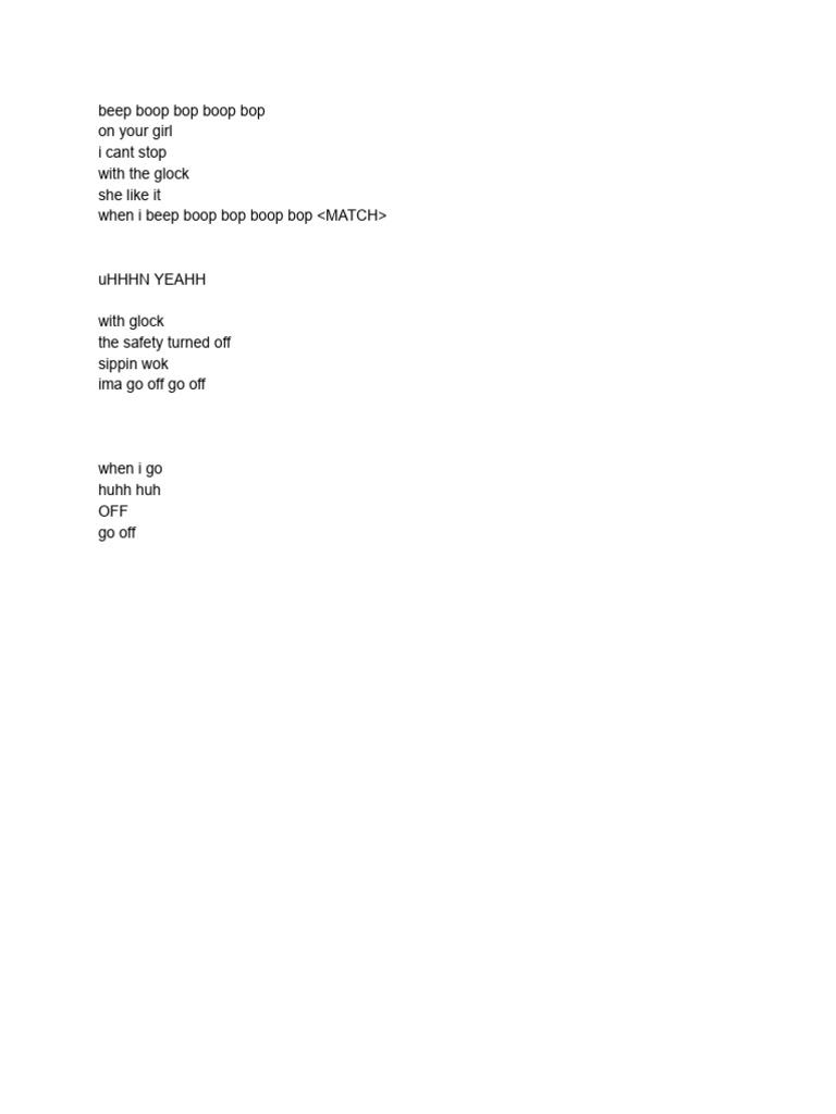 Beep Boop Bop Boop Bop | PDF