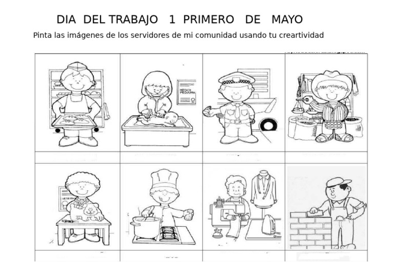 Ficha de Arte Dia Del Trabajo 1 Primero de Mayo | PDF