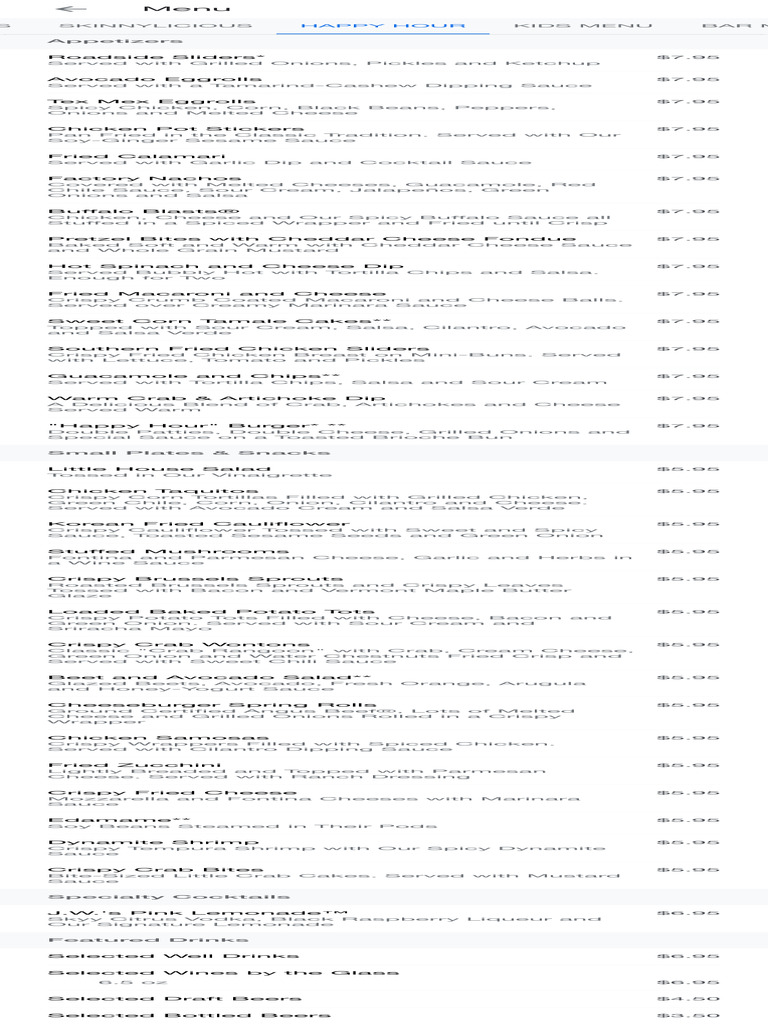 The Cheesecake Factory Menu - Google Search | PDF | Sauce | Foods