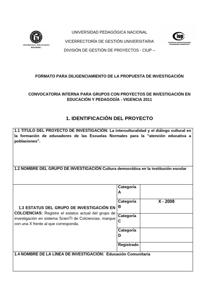 Proyecto de Investigacion 2011 Version Final | PDF | Multilingüismo ...