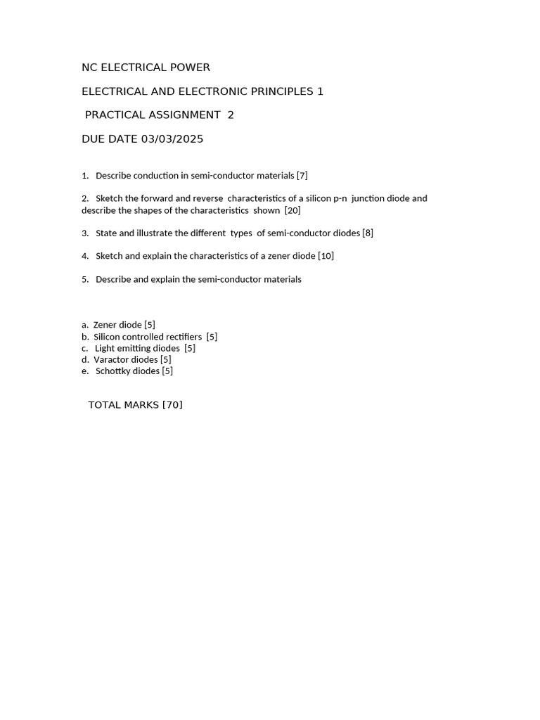 Eep Practical Assignment Two | PDF