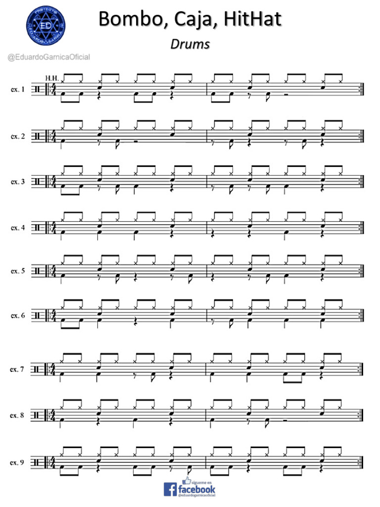 Ejercicios de Bateria | PDF