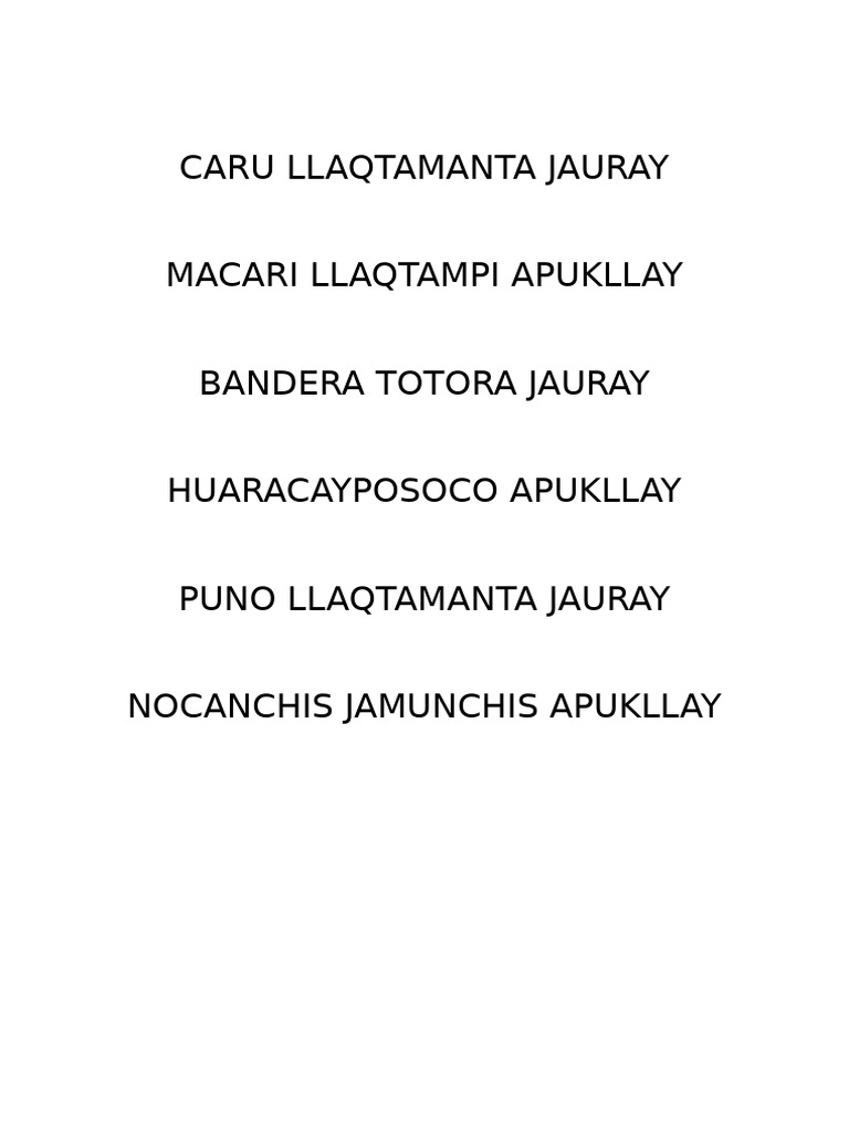 Canto Macary | PDF