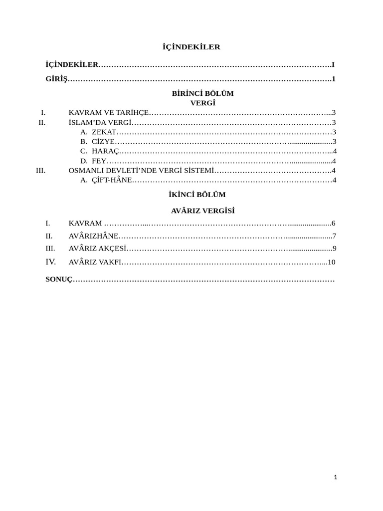 Avarız Vergisi Vize-2 | PDF