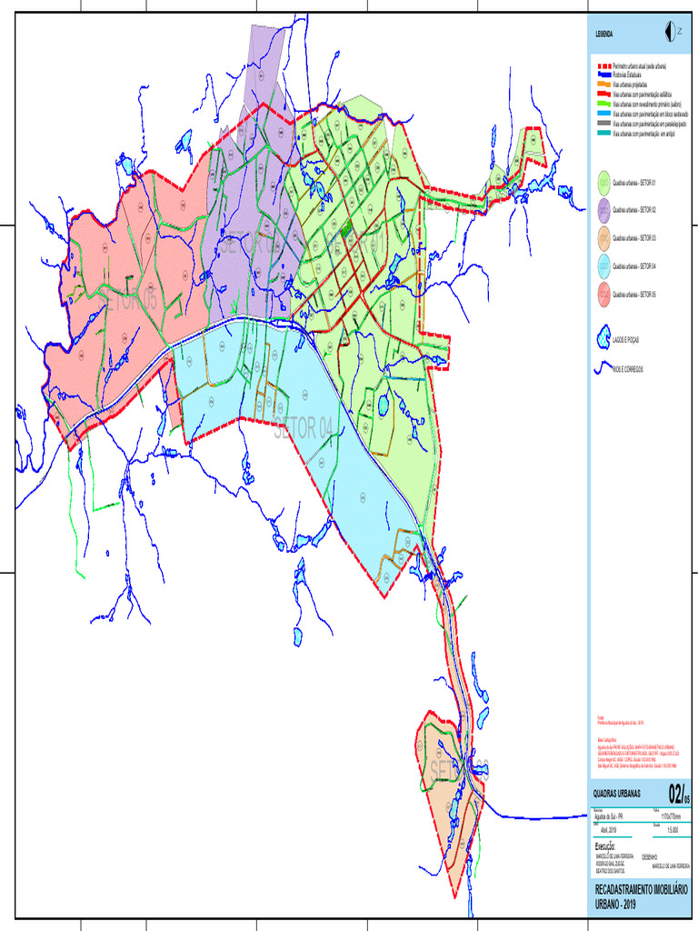 Mapa - QUADRAS | PDF | Tecnologia geográfica | Dados e informações ...