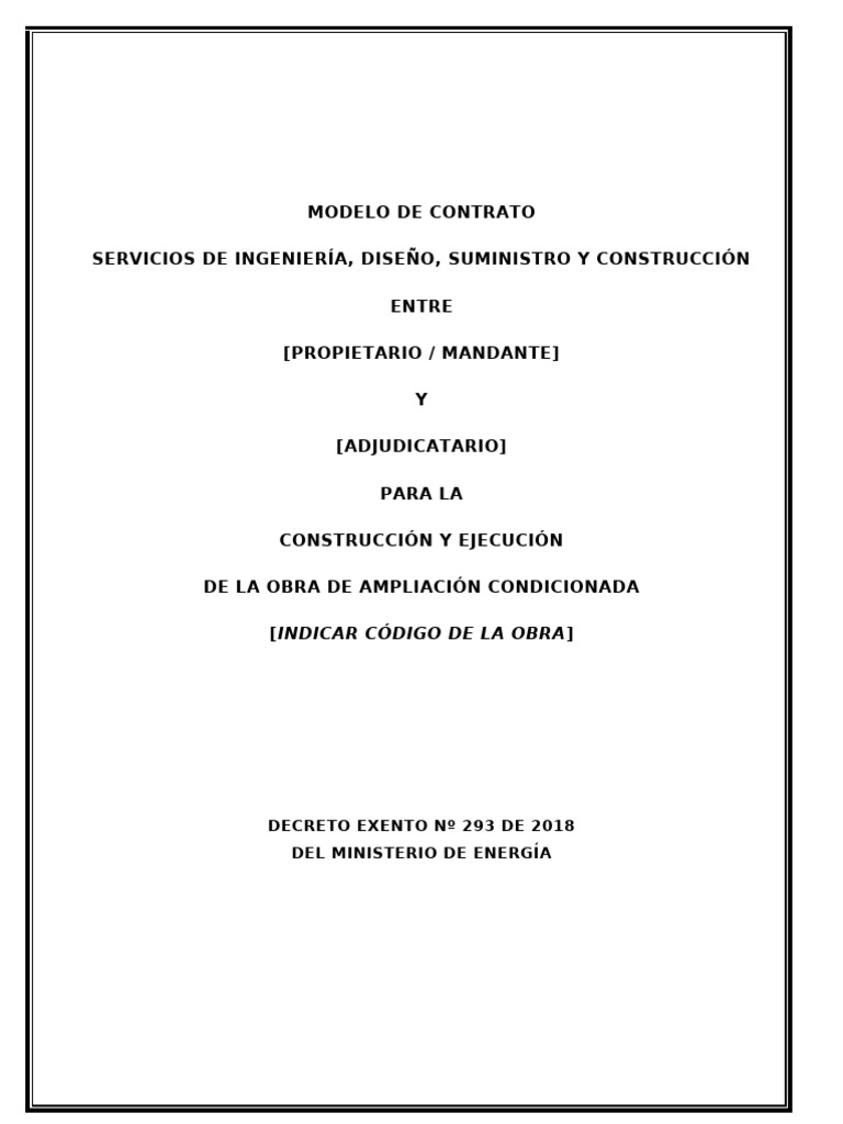 19 D4 D293 OC Modelo Contrato Proforma | PDF | Arbitraje | Multa (pena)
