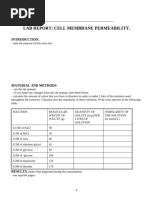 Osmosis Lab: Understanding Water Movement | PDF | Red Blood Cell | Cell ...