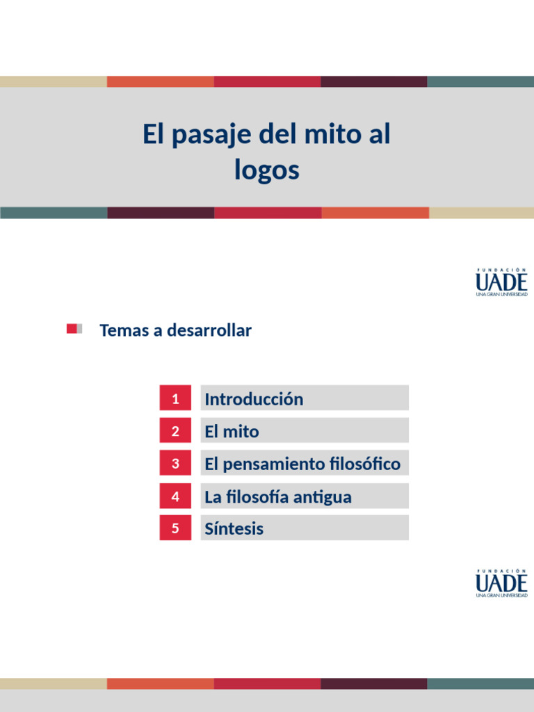 Del mito al logos en filosofía | PDF | Filosofía griega antigua ...