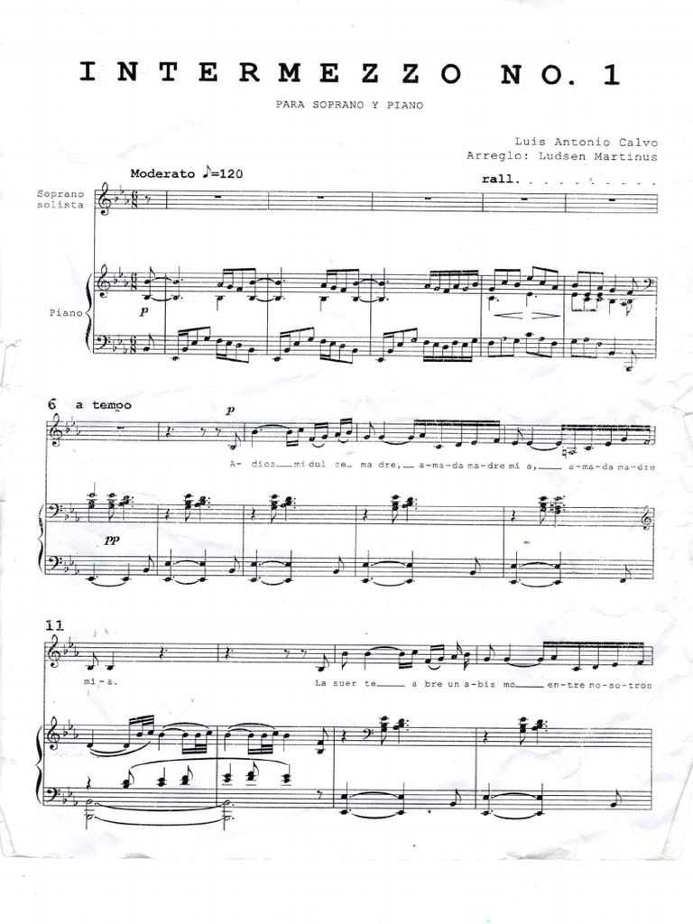 Intermezzo 1 Calvo | PDF