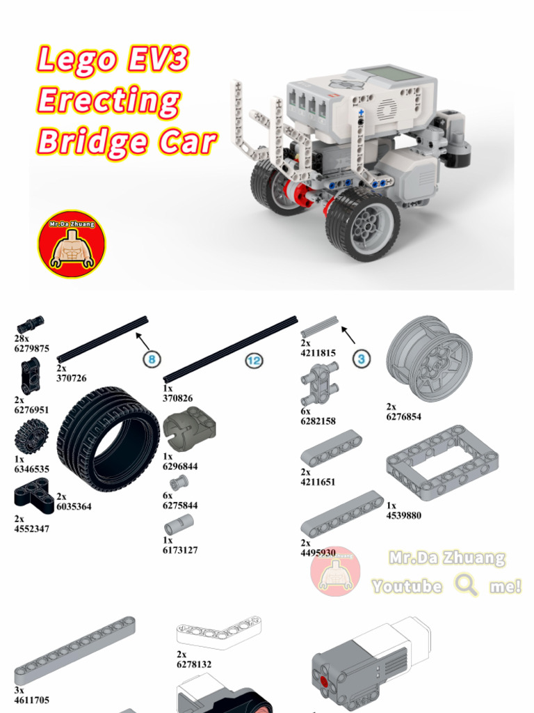 Lego EV3 Erecting Bridge Car | PDF