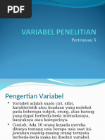 TEORI KONSEP, Dimensi, Variabel, Indikator 1 | PDF