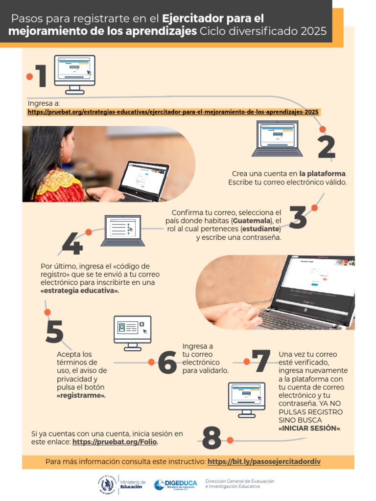 Infografía Registro PruébaT | PDF