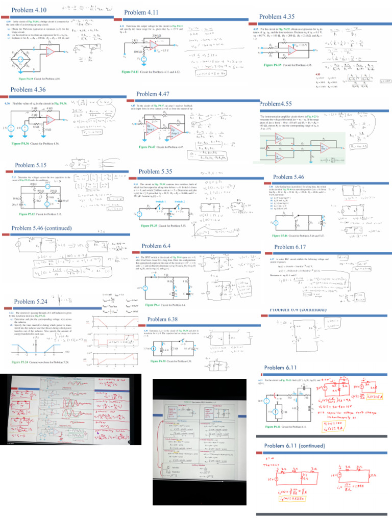 ECE 101 Cheat Sheet pt2 | PDF