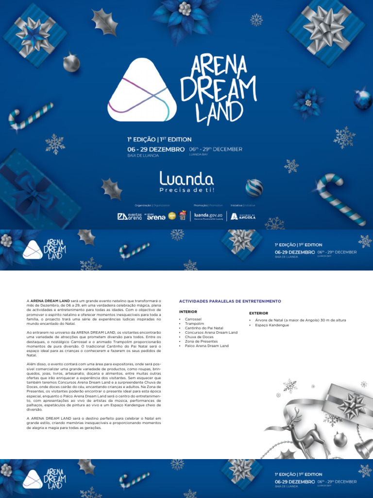 Apresentacao Arena Dream Land 2024 | PDF | Natal