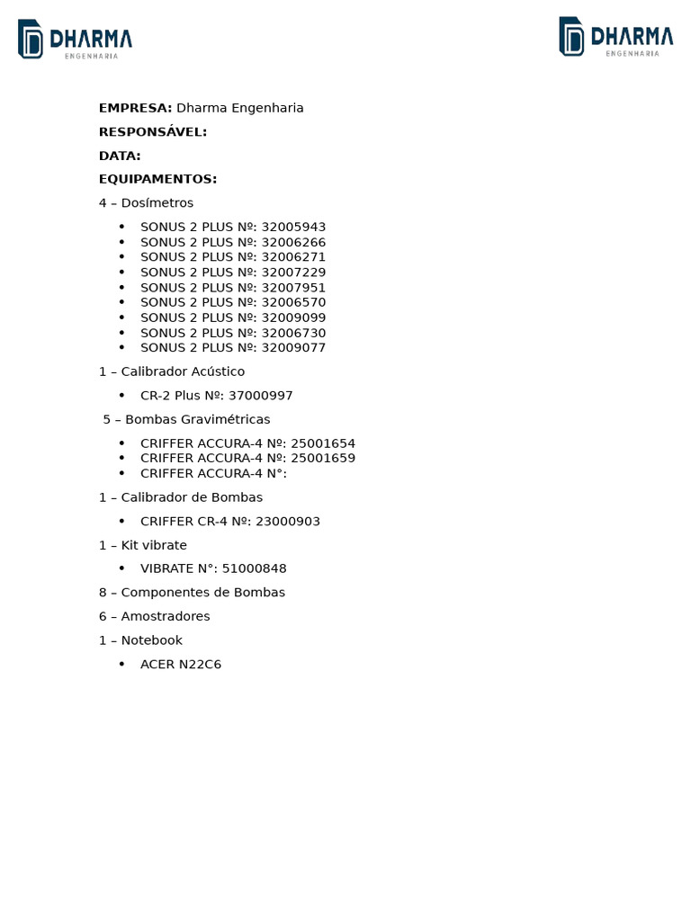 Romaneio - Allonda Hydro | PDF