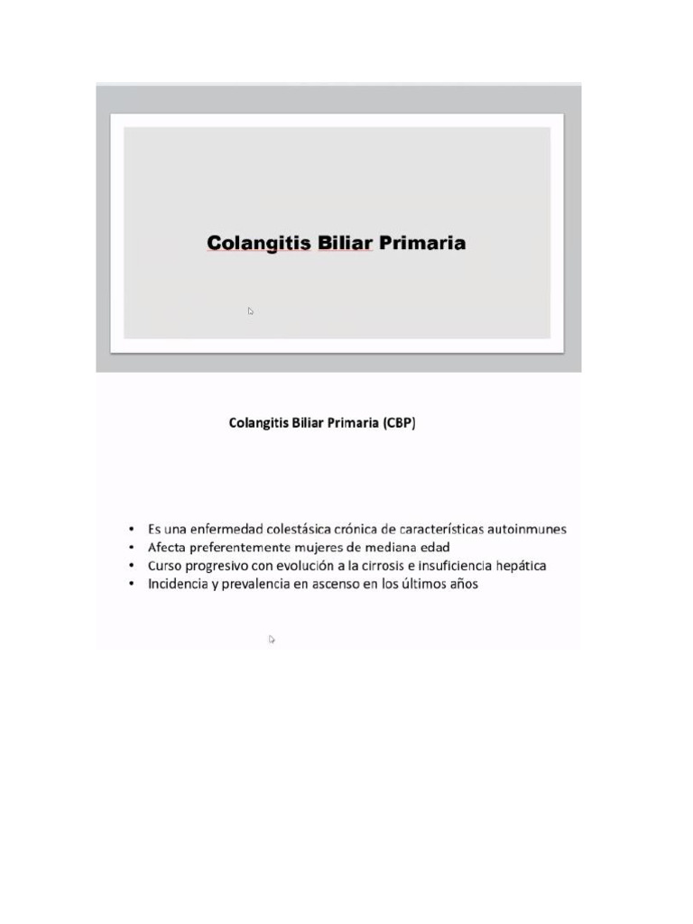 Colangitis Biliar Primaria | PDF