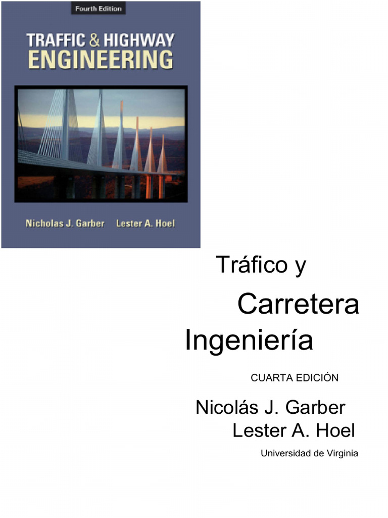 Libro Garber Traffic Highway Engineering Traduccion | PDF | Transporte ...