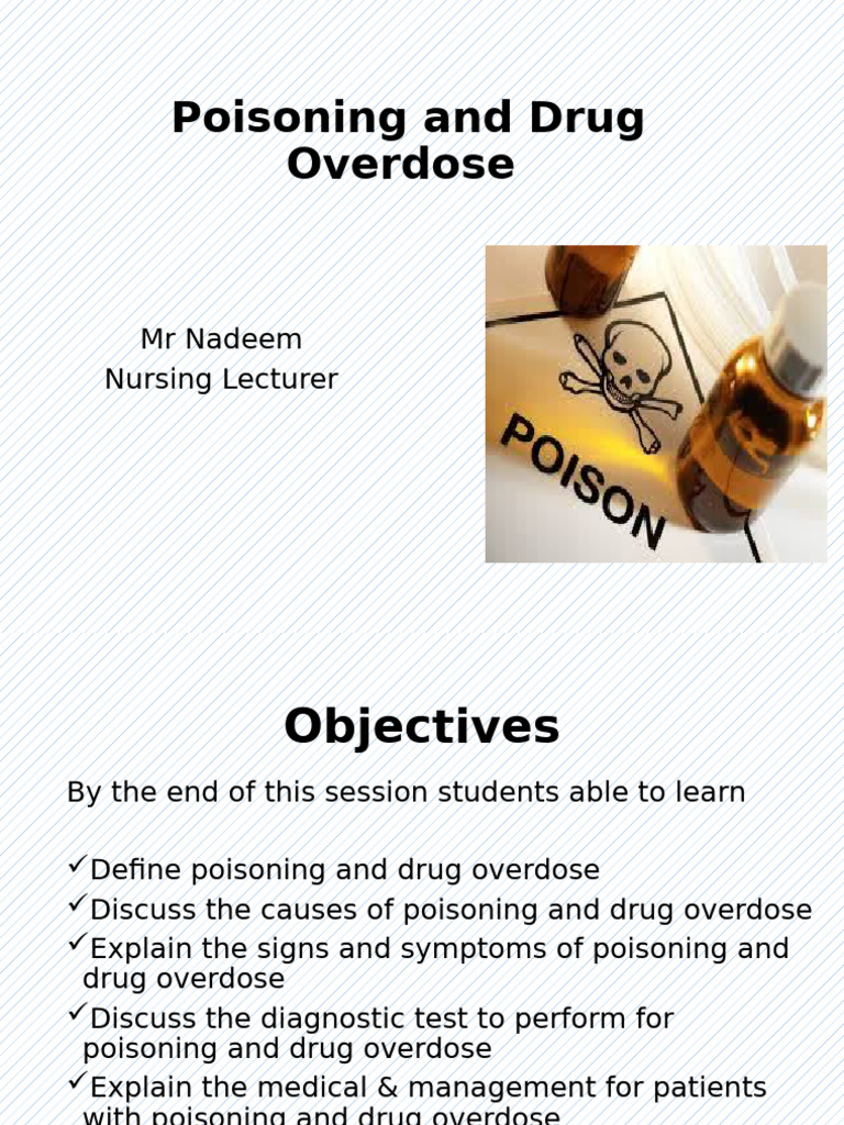 Poisoning and Drug Overdose | PDF | Drug Overdose | Psychoactive Drugs