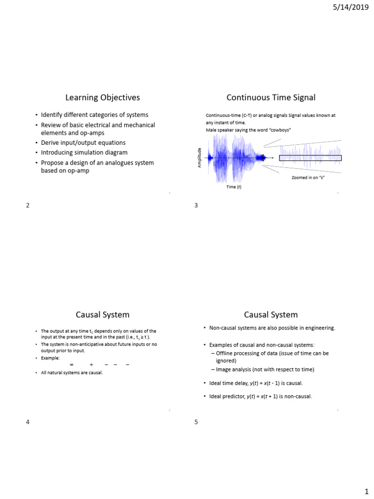 ELG3155_Topic 2_Input Output Equations | PDF | Force | Torque