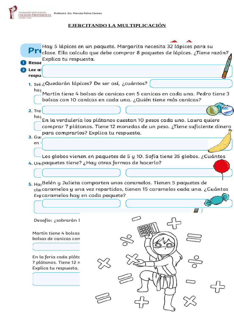 Problemas de Multiplicacion | PDF