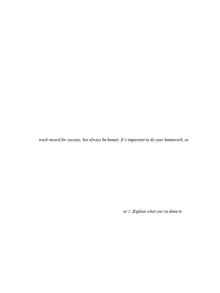 Interview Preparation Worksheet | PDF | Employment | Salary